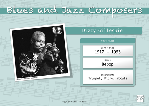 Blues and Jazz Composers – Music Classroom Poster Display Pack ...