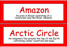 200 GEOGRAPHY FLASHCARDS TEACHING RESOURCES CLASSROOM DISPLAY KEY WORDS ...