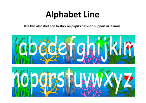 UNDER THE SEA / SEA LIFE TEACHING RESOURCE TEACHING RESOURCES ANIMALS ...