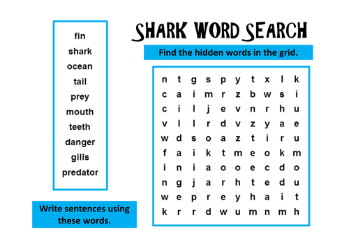 SHARKS TOPIC RESOURCES SCIENCE ANIMALS EYFS KS 1-2 SEALIFE | Teaching ...