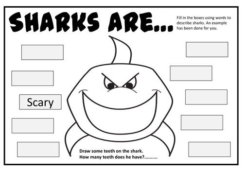 SHARKS TOPIC RESOURCES SCIENCE ANIMALS EYFS KS 1-2 SEALIFE | Teaching ...
