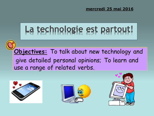 Les nouvelles technologies | Teaching Resources