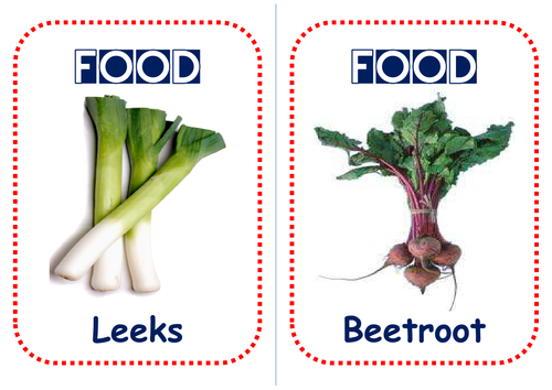 350 FOOD FLASHCARDS - DISPLAY TERMS SCIENCE TECHNOLOGY KS2-4 HEALTHY ...