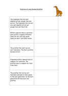 Natural Selection and Evolution in Giraffes | Teaching Resources