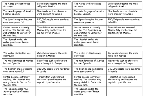 A selection of lessons on the Aztecs | Teaching Resources