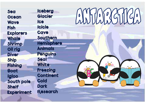 PENGUIN IN ANTARCTICA RESOURCES PACK - SCIENCE ANIMALS WINTER EYFS KS 1 ...