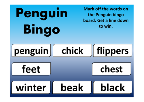 PENGUIN IN ANTARCTICA RESOURCES PACK - SCIENCE ANIMALS WINTER EYFS KS 1 ...