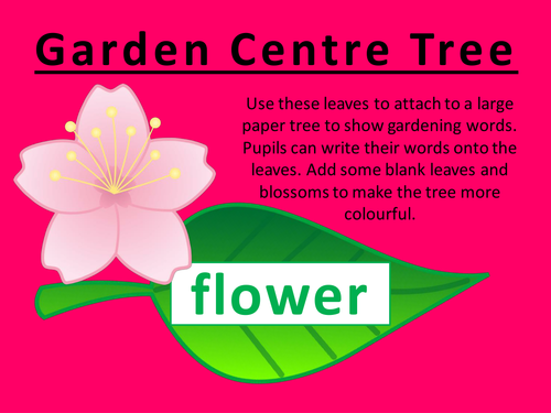 GARDEN CENTRE ROLE PLAY PLANTS FLOWERS TEACHING RESOURCES EYFS KEY ...