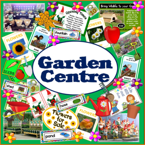 GARDEN CENTRE ROLE PLAY PLANTS FLOWERS TEACHING RESOURCES EYFS KEY ...