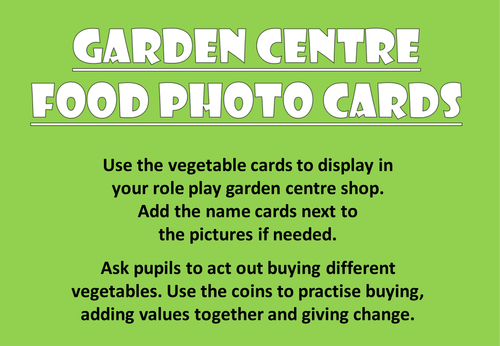 GARDEN CENTRE ROLE PLAY PLANTS FLOWERS TEACHING RESOURCES EYFS KEY ...