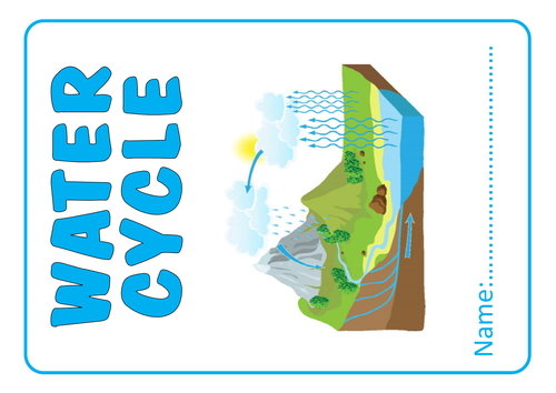 WATER CYCLE TEACHING RESOURCES KS1-2 SCIENCE OCEANS DISPLAY processes ...