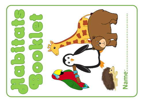 HABITATS ANIMALS SCIENCE RESOURCES DISPLAY EARLY YEARS KS1-2 WEATHER ...