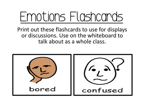 EMOTIONS FEELINGS TEACHING RESOURCES KS1, KS2, KS3 BEHAVIOUR DISPLAY ...