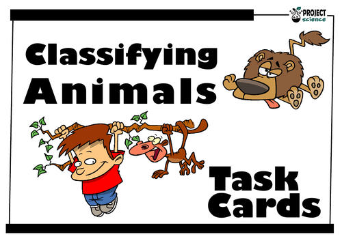 Classifying Animals Task Cards | Teaching Resources