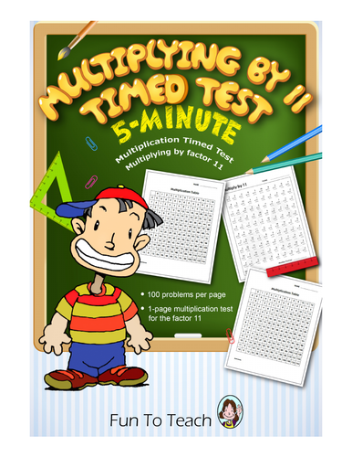 Multiplication Timed Tests - Assessment - Multiplication Practice ...