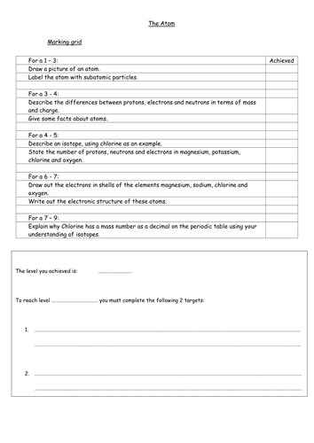 Assessment materials for the new 1 - 9 leveling system - new AQA ...