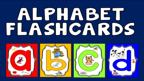 ALPHABET FLASHCARDS a4 size PHONICS ENGLISH LITERACY EARLY YEARS SOUNDS ...