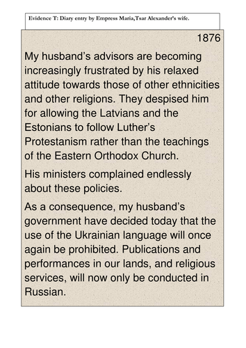 Alexander II's Assassination - Murder Mystery Activity (Tsarist Russia ...