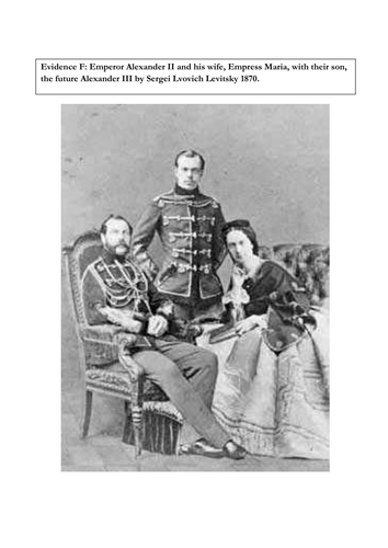 Alexander II's Assassination - Murder Mystery Activity (Tsarist Russia ...