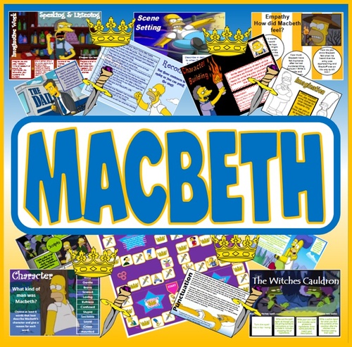MACBETH TEACHING RESOURCES - KS 2-4 SHAKESPEARE READING ENGLISH ...