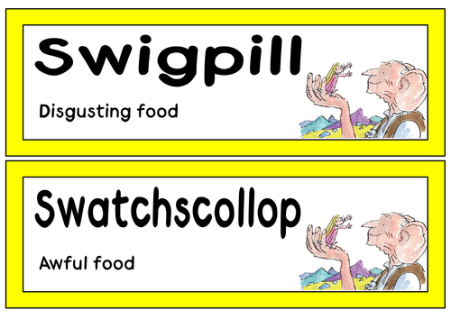 ROALD DAHL - AUTHOR - TEACHING RESOURCES LITERACY ENGLISH DISPLAY READING KEY STAGE 1 and 2 ...