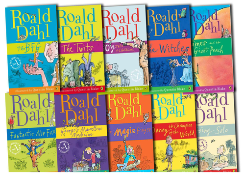ROALD DAHL - AUTHOR - TEACHING RESOURCES LITERACY ENGLISH DISPLAY ...