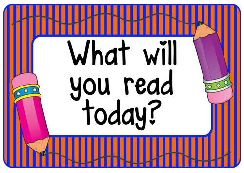 READING - ACTIVITIES CHARACTERS AUTHOR READING COMPREHENSION DISPLAY ...