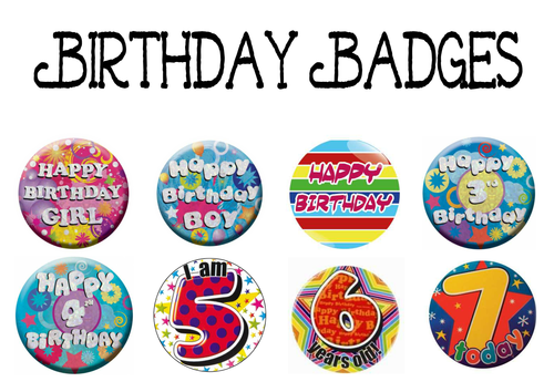 HAPPY BIRTHDAY TEACHING RESOURCES EYF KS1-2 DISPLAY MONTHS CLASSROOM ...
