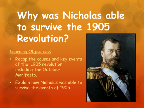 Nicholas II (Tsarist Russia 1855-1917) | Teaching Resources
