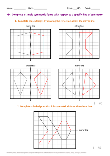 Year 4: Symmetry (Lesson 5) by - UK Teaching Resources - TES