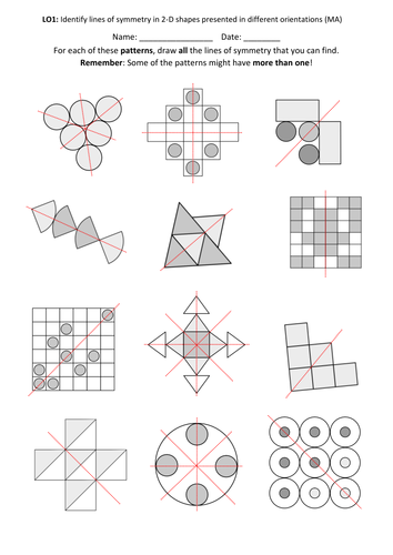 Year 4: Symmetry (5 lesson Unit of Work + Mini-Assessments) by - UK ...