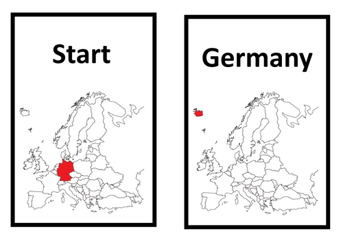Euro 2016 Follow me cards - maps, flags and capital cities | Teaching ...
