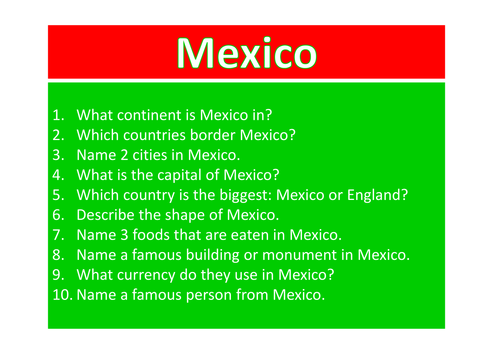 MEXICO / SPANISH LANGUAGE MULTICULTURE DIVERSITY TEACHING RESOURCES ...