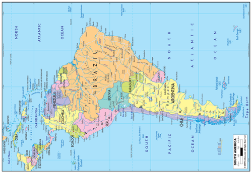 SOUTH AMERICA- RESOURCES LANGUAGE GEOGRAPHY FEATURES DISPLAY SPANISH ...
