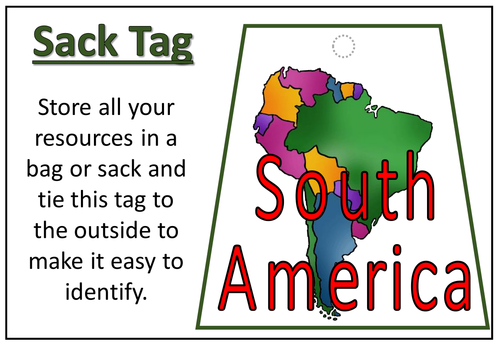SOUTH AMERICA- RESOURCES LANGUAGE GEOGRAPHY FEATURES DISPLAY SPANISH ...