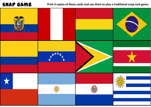 SOUTH AMERICA- RESOURCES LANGUAGE GEOGRAPHY FEATURES DISPLAY SPANISH ...