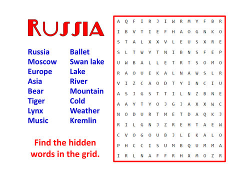 RUSSIA RUSSIAN CULTURE DIVERSITY TEACHING RESOURCES LANGUAGE GEOGRAPHY ...