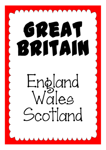 UNITED KINGDOM UK GB TEACHING RESOURCES -KS2-3 GEOGRAPHY MAPS WELSH ...