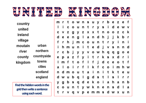 UNITED KINGDOM UK GB TEACHING RESOURCES -KS2-3 GEOGRAPHY MAPS WELSH ...