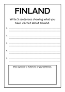 SCANDINAVIA - RESOURCES KS2-3 GEOGRAPHY MAP DENMARK ICELAND NORWAY ...