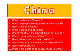 CHINA CHINESE LANGUAGE MULTICULTURE AND DIVERSITY TEACHING RESOURCES ...