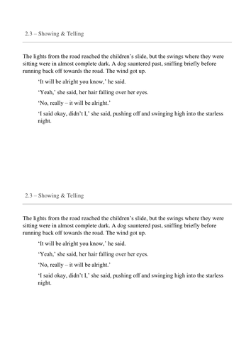 Creative Writing - Scheme of Work and Resources (Key Stage 3 ...