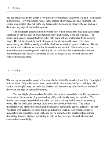 Creative Writing - Scheme of Work and Resources (Key Stage 3 ...