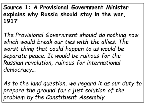 Russia 1905-1917 | Teaching Resources