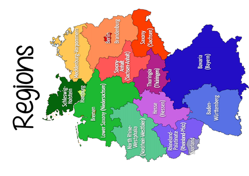 GERMANY TEACHING RESOURCES -GEOGRAPHY MAPS GERMAN LANGUAGE CULTURE ...