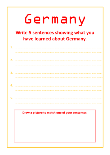 GERMANY TEACHING RESOURCES -GEOGRAPHY MAPS GERMAN LANGUAGE CULTURE ...