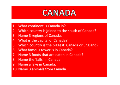 CANADA TEACHING RESOURCES GEOGRAPHY FRENCH LANGUAGE DIVERSITY LITERACY ...