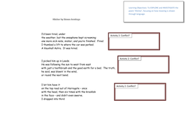 Hitcher by Simon Armitage | Teaching Resources