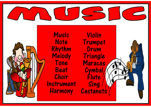 MUSIC -TEACHING RESOURCES RHYTHM RHYME DISPLAY EARLY YEARS KS1-2 ...