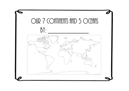 CONTINENTS AND OCEANS -GEOGRAPHY KS1-2 WORLD MAPS EARTH | Teaching ...